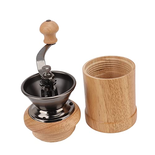 Coffee Grinder, Coffee Grinder Manual Compact Portable Conical Grinding Core for Home (Light Color)