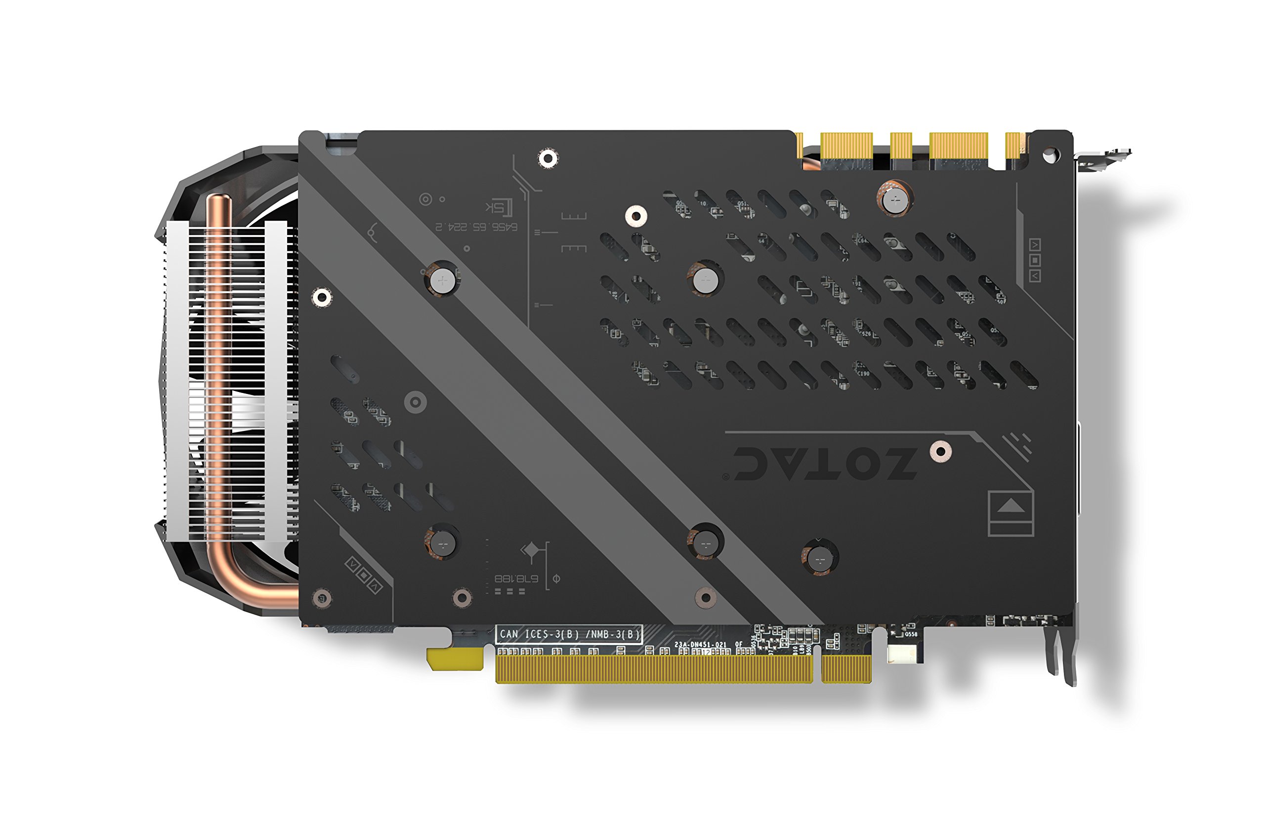 ZOTAC GeForce GTX 1080 Mini 8GB GDDR5X VR Ready Gaming Graphic Card, DisplayPort 1.4, 1x HDMI 2.0, Dual-link DVI (ZT-P10800H-10P)