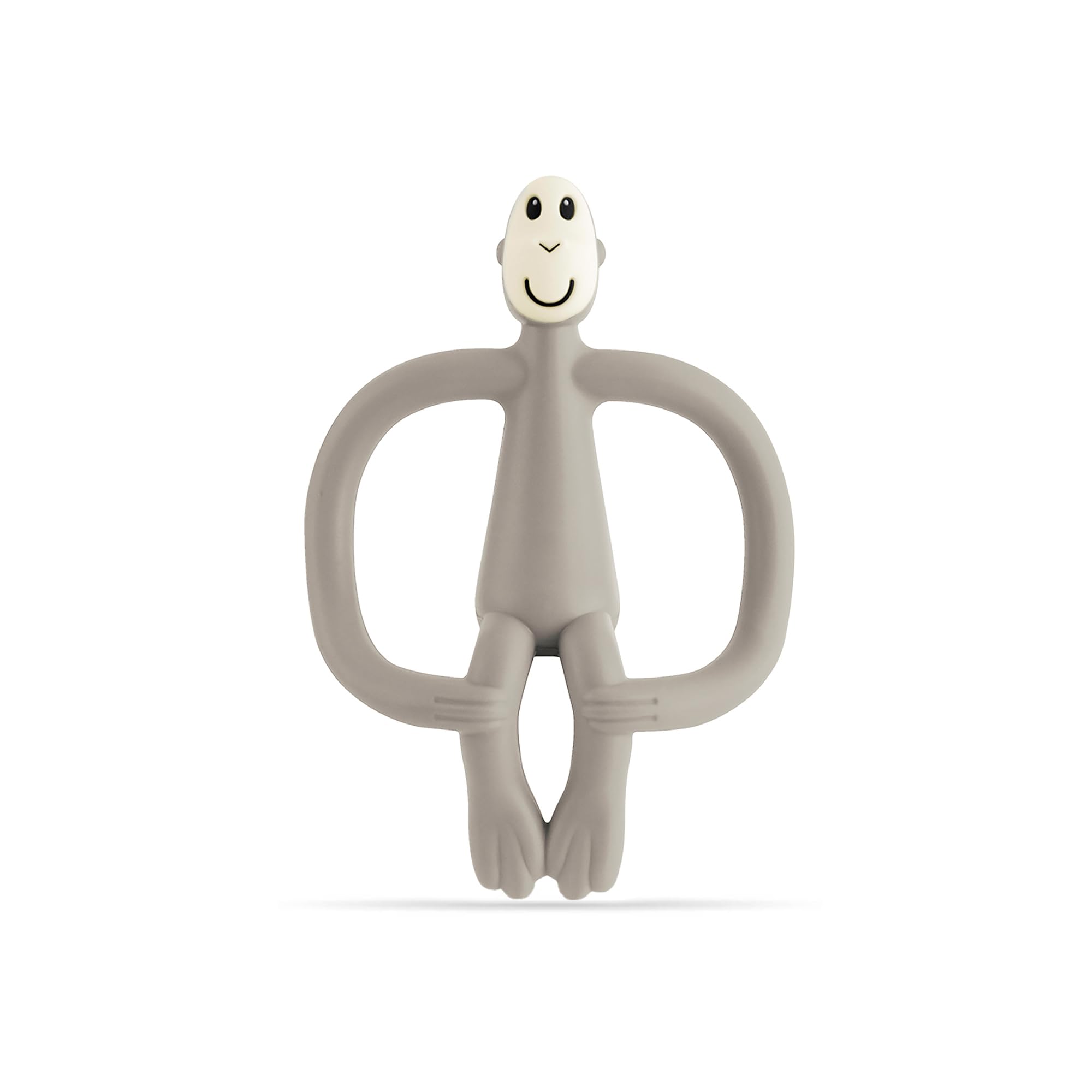 Matchstick Monkey Original Teething Toy for Baby 3 Months+, BPA-Free Food Grade Silicone, Easy to Hold & Naturally Fits in Mouth, Stimulates and Massages Sore Gums, Blue