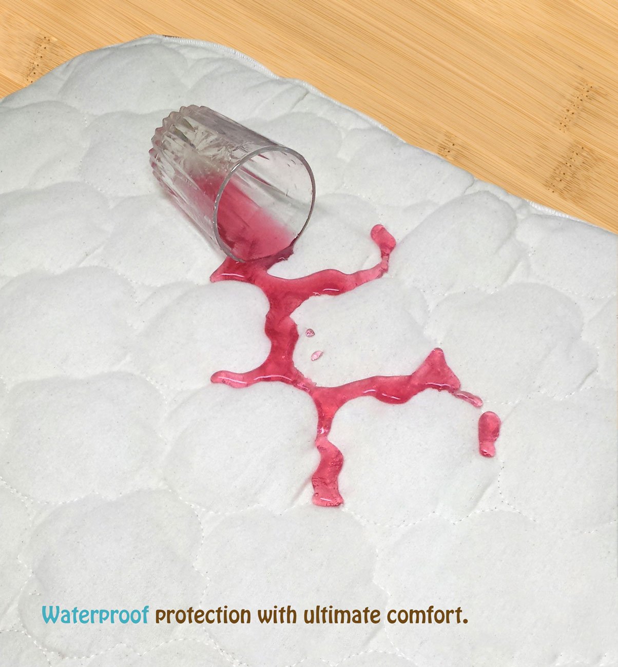 Snoozy Flannel Cotton Anti Allergy Waterproof Multi Use Pad, 18" x 27", 2 Pack