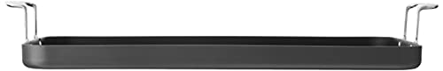 Cuisinart Double Burner Griddle, Chef's Classic Nonstick Hard Anodized, Stainless Steel, 655-35 13-Inch x 20-Inch