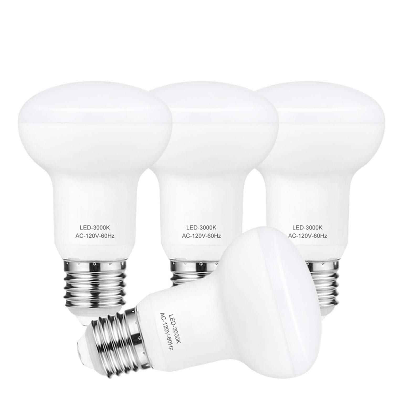 Br20/R20 Recessed Light Bulbs Dimmable,3000K Soft White, High CRI Led Flood Light Bulbs,7W(65w Equivalent Light Bulb),E26 Base,for Home Lighting, Pack of 4