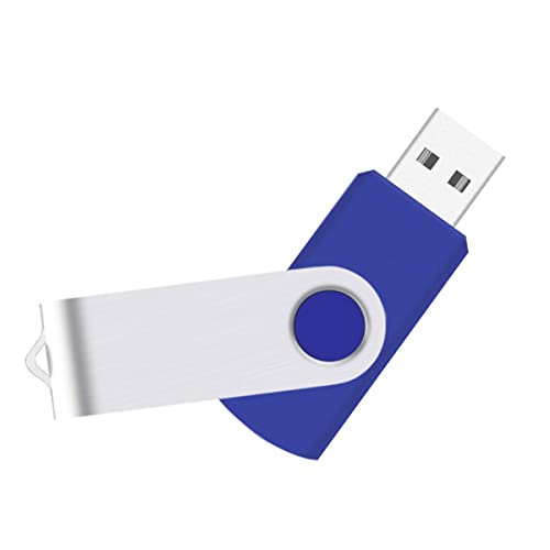 BAIBEST USB 2.0 Flash Drives 32GB Swivel Blank Memory Stick with LED for Data Storage,Thumb Drive,Jump Drive,Black/Blue/Green(3Pack,32G)