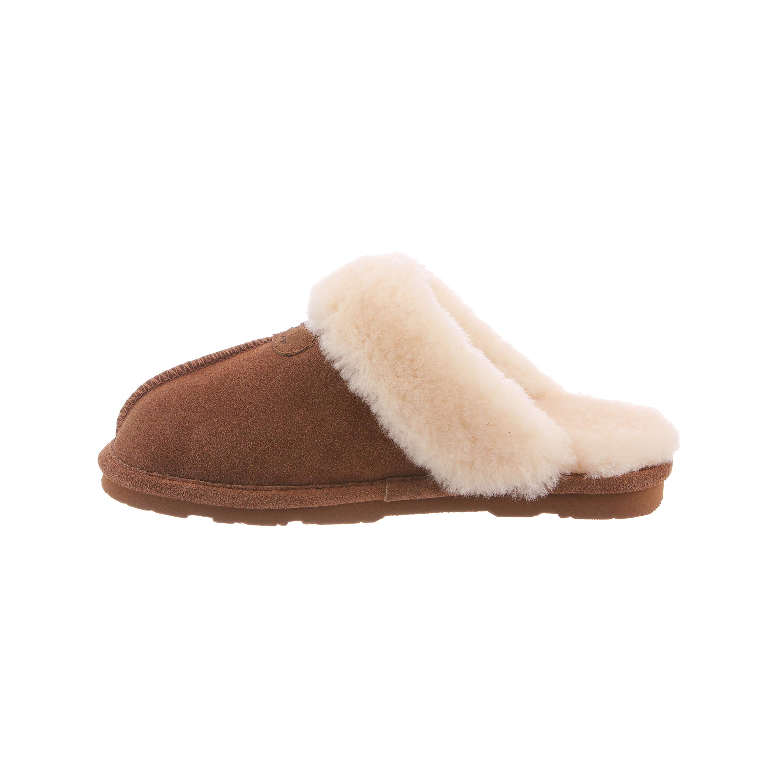 BEARPAW Women's Loki II Slide Slipper Hickory 7.5 M US