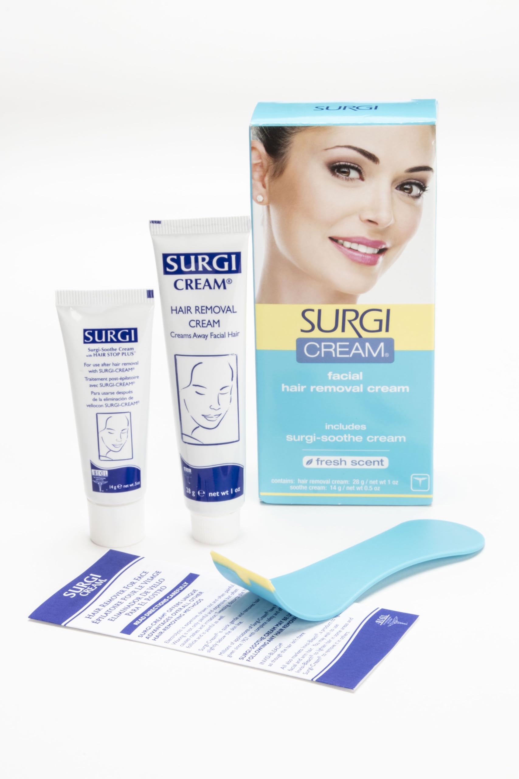 Surgi Cream Hair Remover for Face, 1 oz