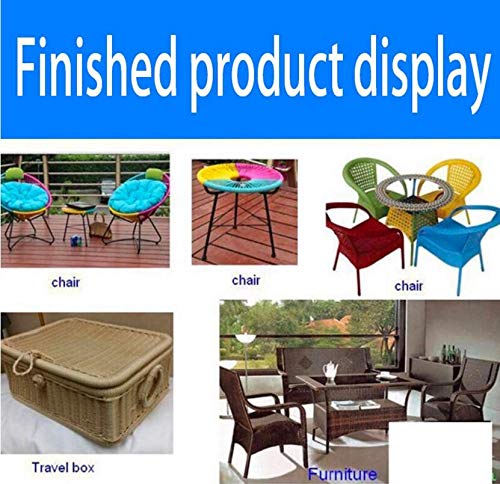 CoolsomeJies 230FT Wicker Repair Kit,Coffee Brown Gradient Wicker Chair Repair Kit Rattan Material for Chair Repair Table Knit, Storage Basket, Patio Conversation