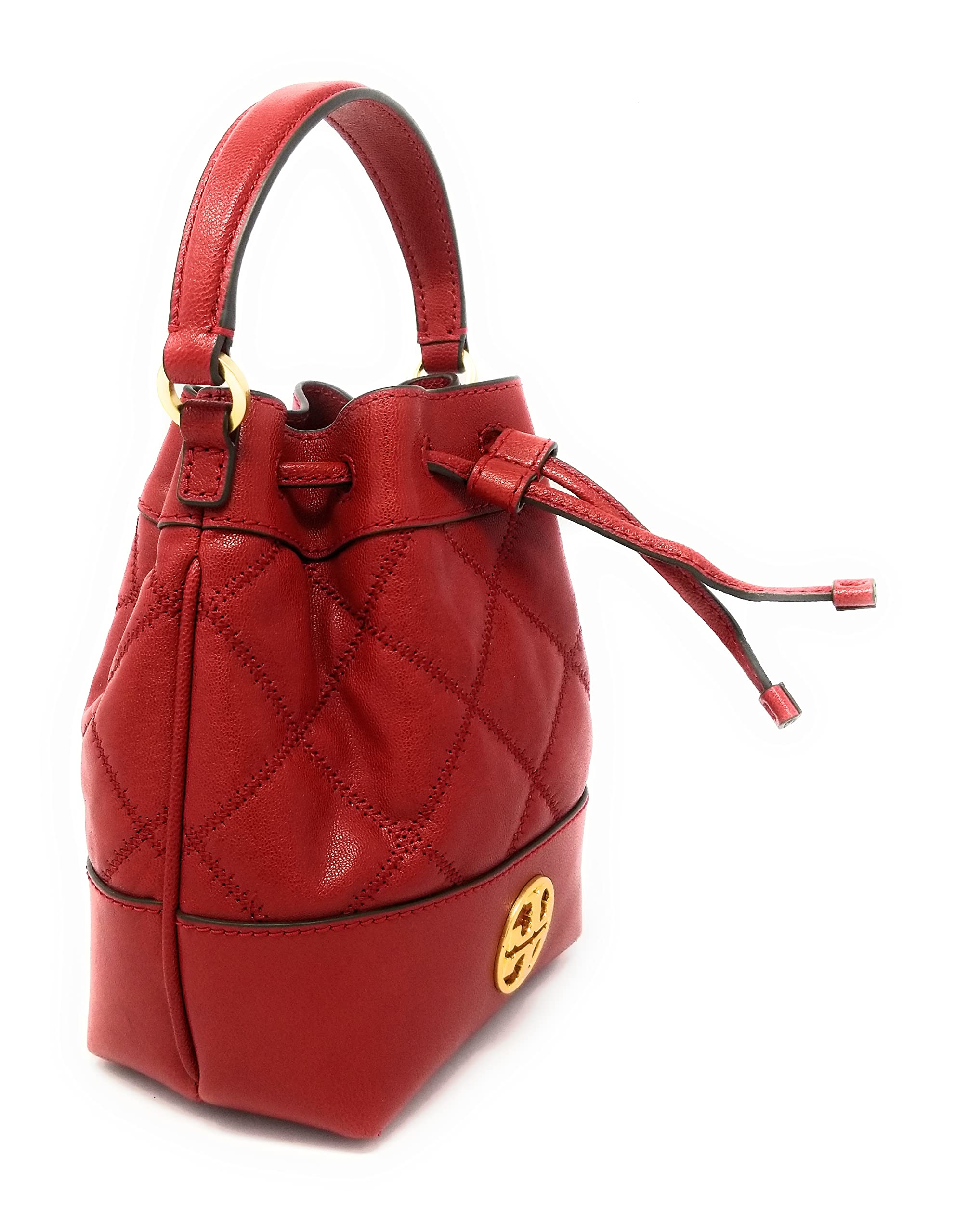 Tory Burch Women's Willa Mini Bucket Bag (Redstone)
