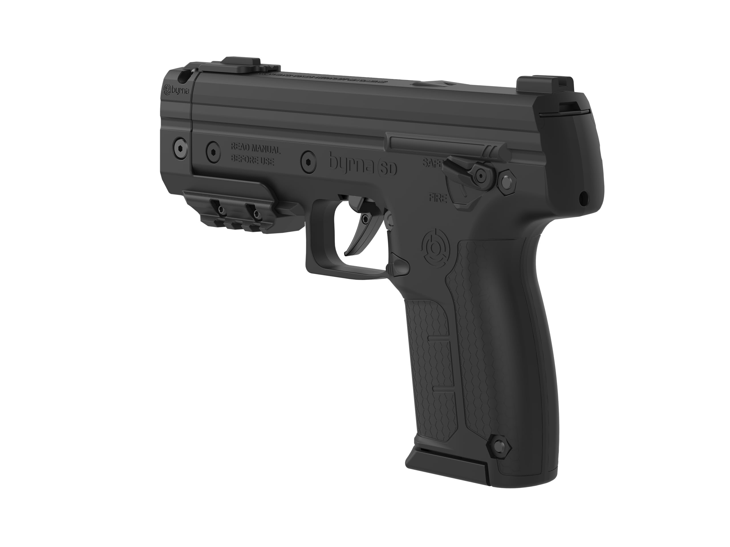 Byrna SDXL Self Defense Pepper Ultimate Bundle - Spray, Non Lethal, Less Lethal Launcher, 12g CO2 Powered Home Defense, Personal Defense | Proudly Assembled in The USA (Black)