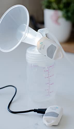 Hands Free Breast Pump Light,Lacta Lite,Wearable, Portable, Clip-On, Rechargeable Set of Lights White Set of 2