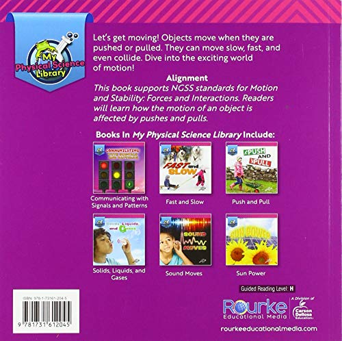 Rourke Educational Media My Physical Science Library Push and Pull Reader