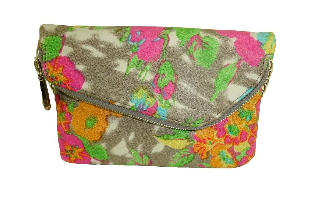 Hobo Daria Lush Tropics Leather Crossbody Handbag