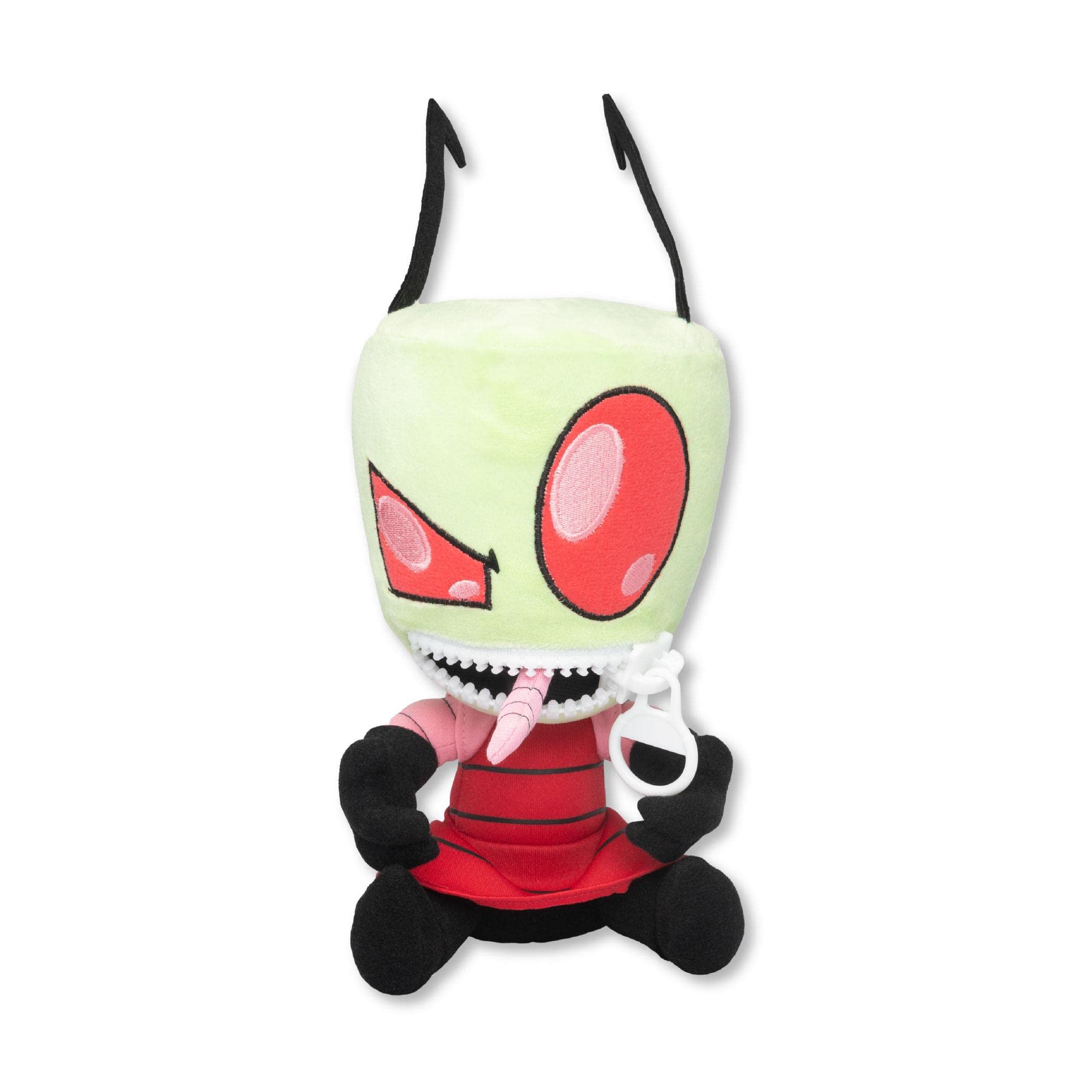 QMx Quantum Mechanix - Invader Zim - Zim Zippermouth Plush 10 inches