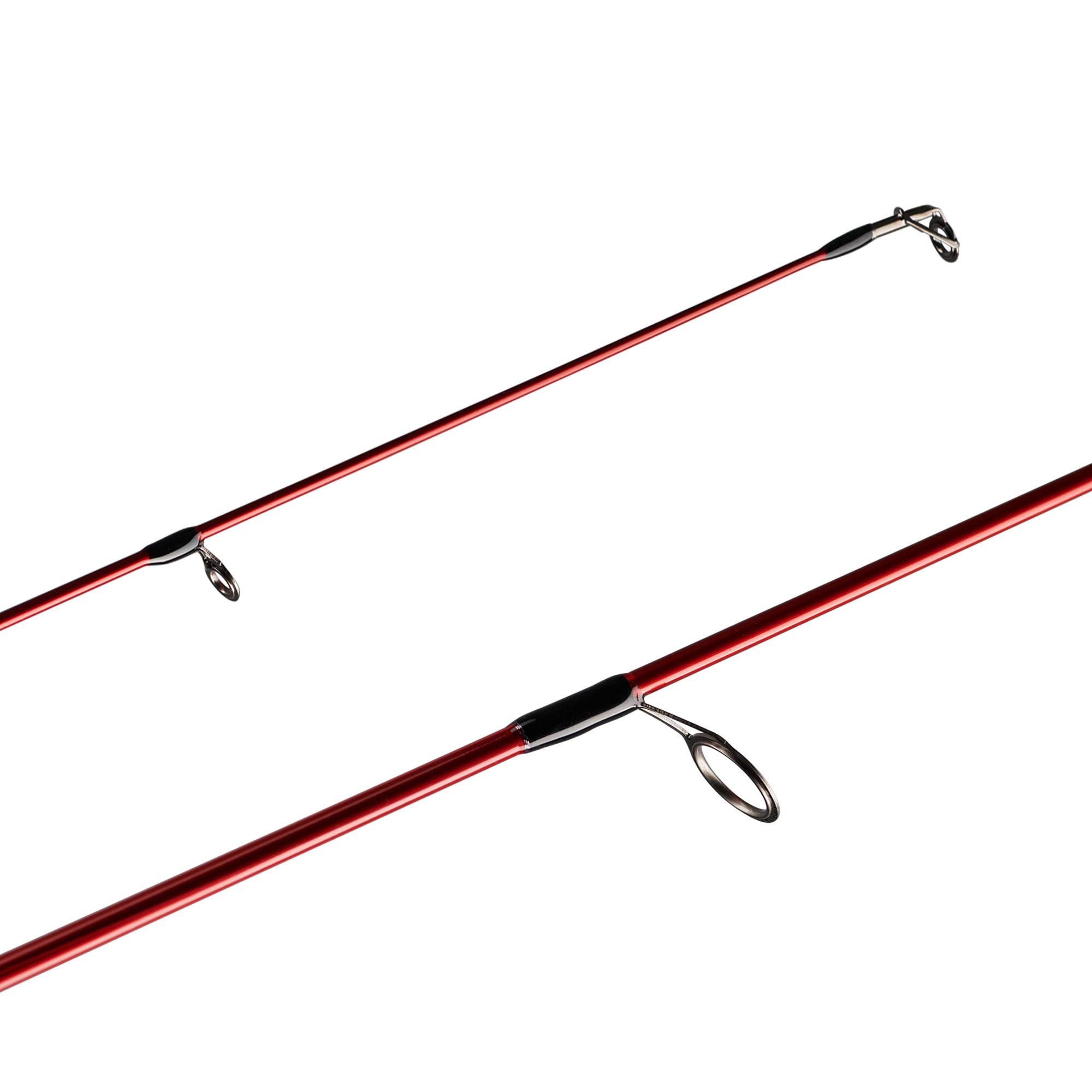 Berkley 6’6” Cherrywood HD Spinning Rod, One Piece Spinning Rod, 4-12lb Line Rating, Medium Light Rod Power, Fast Action, 1/8-5/8 oz. Lure Rating,Red