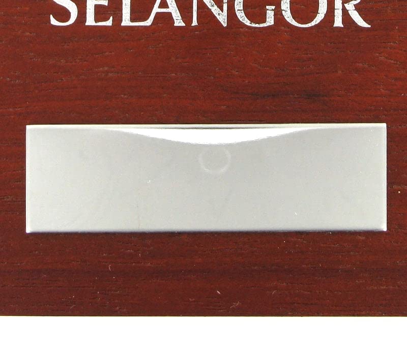 Royal Selangor Hand Finished Teddy Bears' Picnic Collection Pewter Baby Rattle in Wooden Gift Box