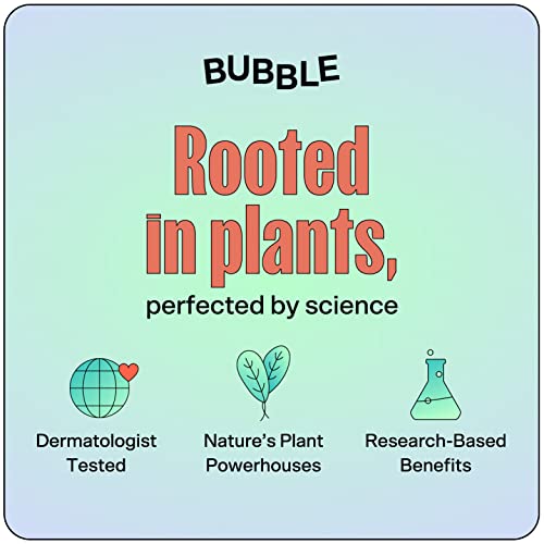Bubble Skincare Level Up Balancing Gel Moisturizer - Zinc PCA, Niacinamide + Yarrow Extract Improves Texture, Radiance & Restores Hydration - Shine-Free Face Moisturizer for Acne Prone Skin (50ml)