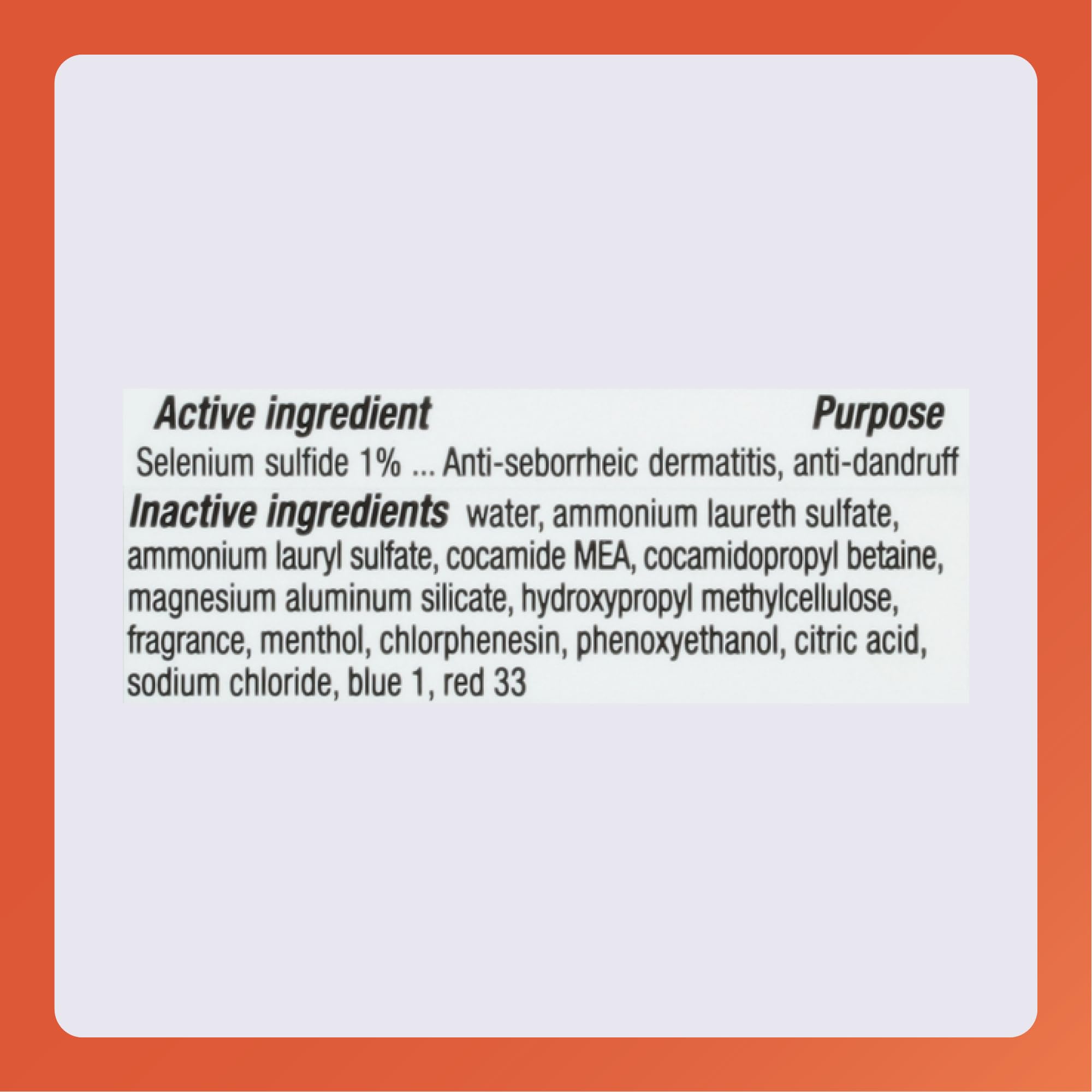 Rugby Selenium Sulfide Anti-Dandruff Shampoo - Blue Formula for Normal Hair - 7 Oz