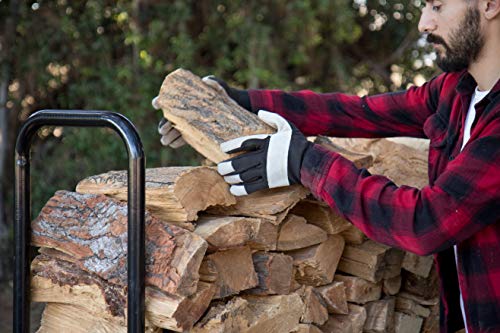 Champion Power Equipment 201163 48-Inch Firewood Heavy Duty Wood Log Rack, Weather Resistant Cover Included