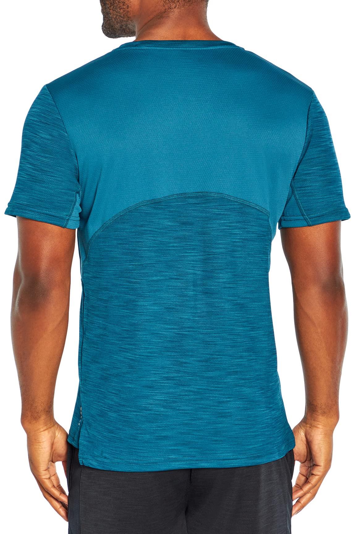 Balance Collection Men's Aero Short Sleeve T-Shirt, Heather Black, Large