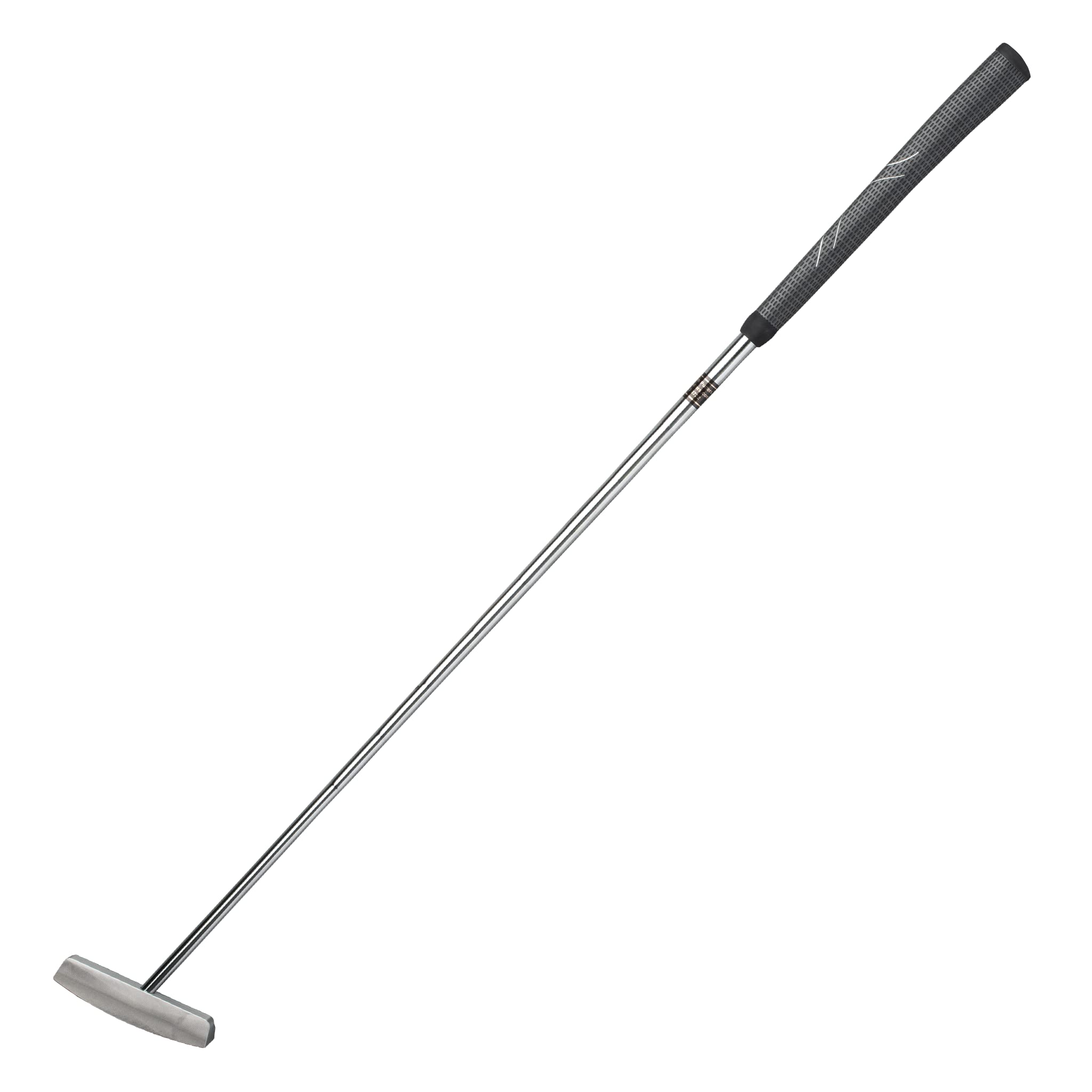Bell N-360 No-Offset CNC Milled Center Shaft Standard Blade Golf Putter + Winn Dri-Tac Dark Gray Standard Grip (Right, 40)