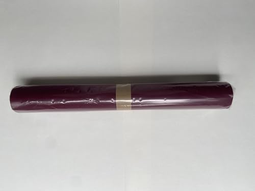 Wooqu Book Cloth, Fabric Surface and Paper Backed, Easy to Use, Strong, 17x29β, for Book Binding, Dark Red