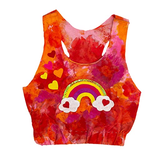 Rainbow Tank Top- Design Your own Personalized Rainbow Tank top with a DIY Arts & Crafts kit! Suited for Kids Aged 11-12 and for Group Activities.