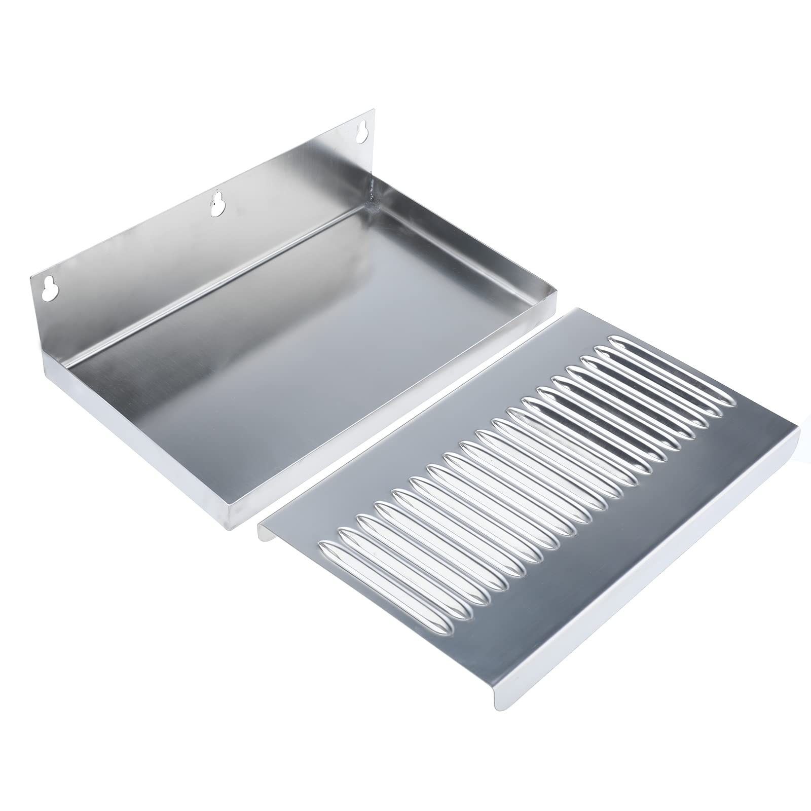 Beer Surface Mount Drip Tray - No Drain (10" x 6" x 3/4")