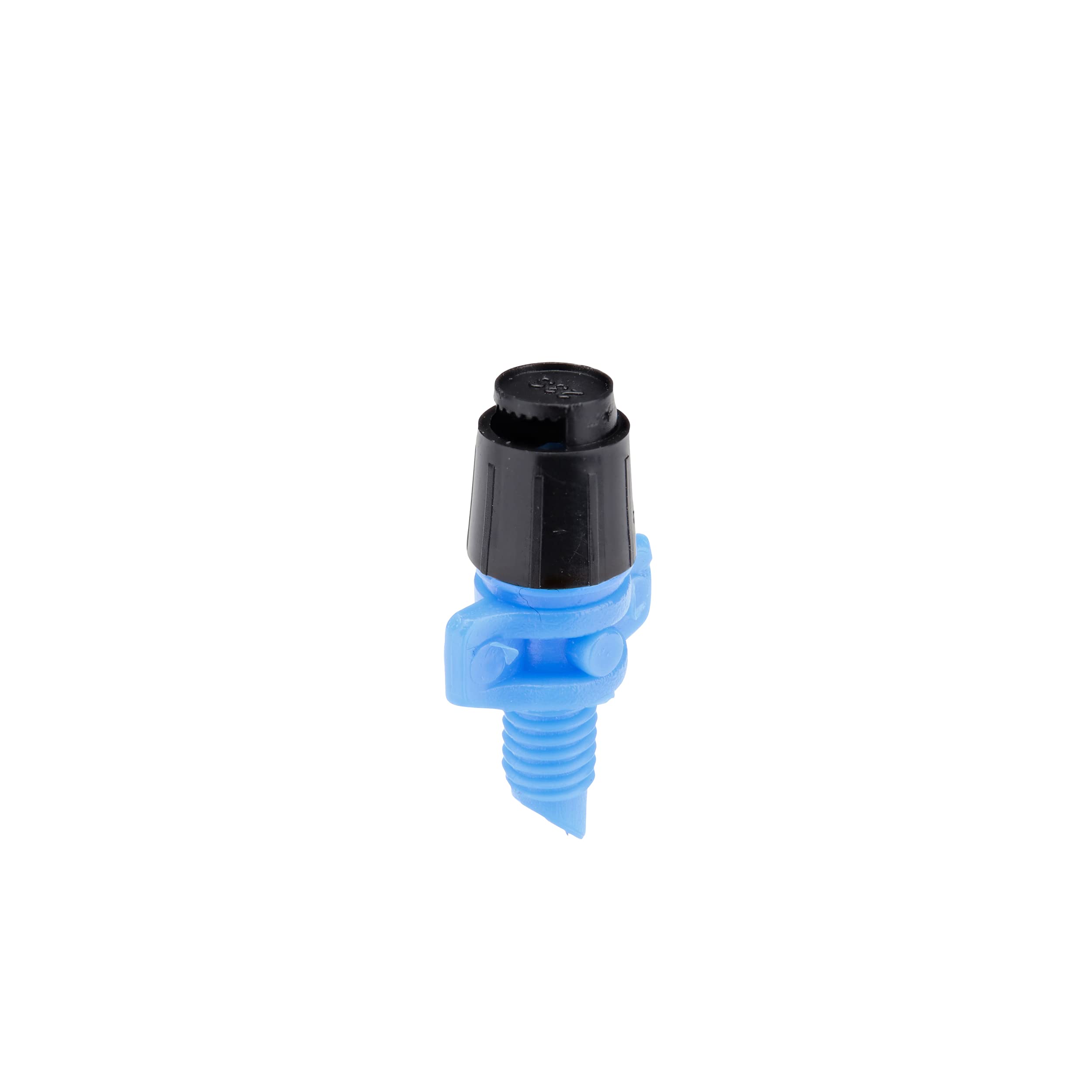 Raindrip 090JET010B, Micro Spray Jet, Quarter-Circle Pattern, Fan Spray, with 10-32 Threaded Inlet, Drip Irrigation Emitters for Drip Irrigation Gardening Systems, 10-Pack, Blue and Black