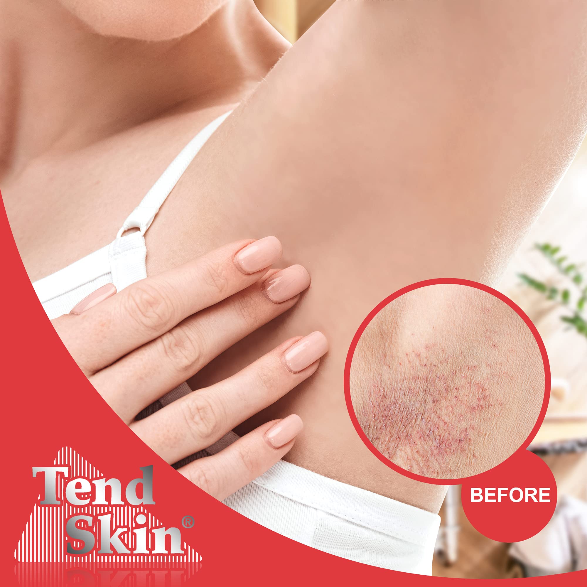 Tend Skin Refillable Ingrown Hair Rollon for Women & Men, 2.5 ounce