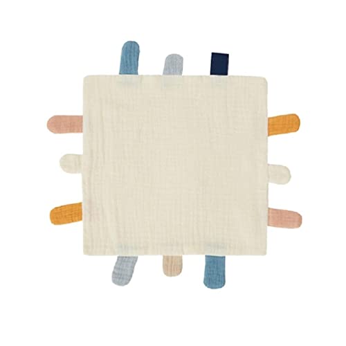 Colorful Cotton Muslin Lovey Blanket Security Blanket Soft & Breathable Lovie- Baby Gifts for Boys & Girls Lightweight Baby Security Blankets