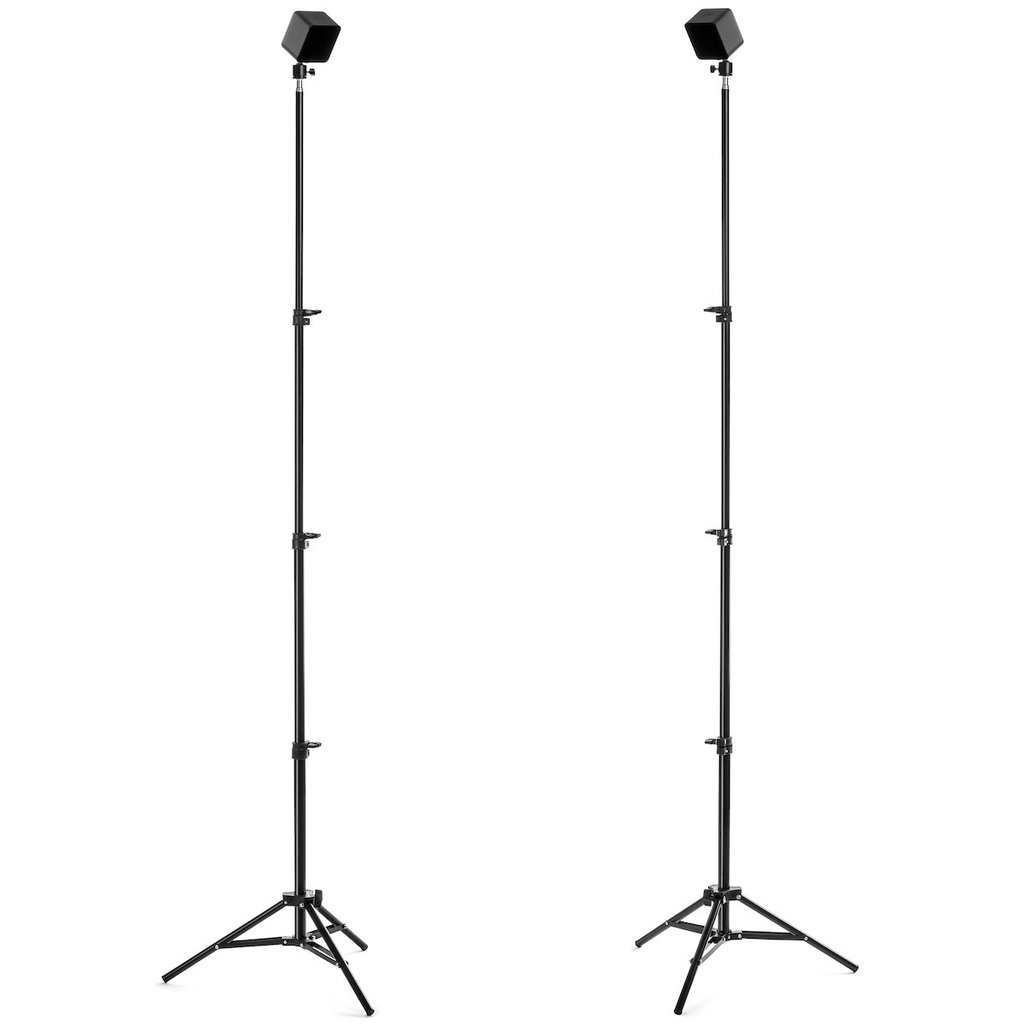 Base Reality 76-Inch Adjustable VR Tripod Stand with Ball Head, Set of 2 | HTC Vive & Oculus Rift Compatible