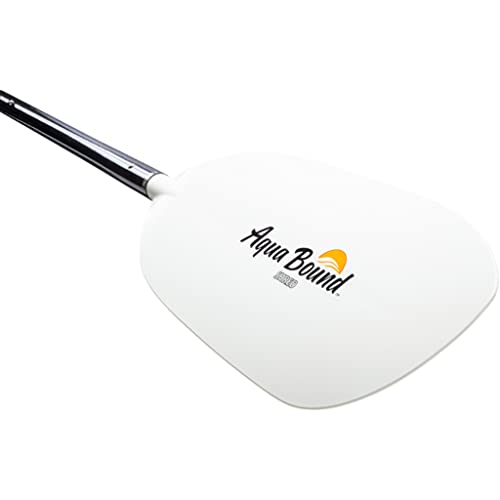 AQUA-BOUND Shred Hybrid Kayak Paddle, 4-Piece White 198
