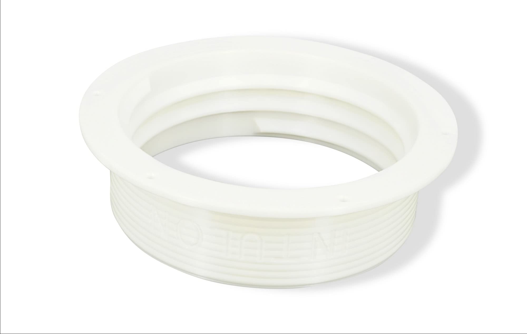 intulon 6-inch Tube Portable AC Air Conditioner/Fan Exhaust Plastic Hose Flange Wall Mount - Counter-Clockwise thread 6CCWMOUNT,Off White