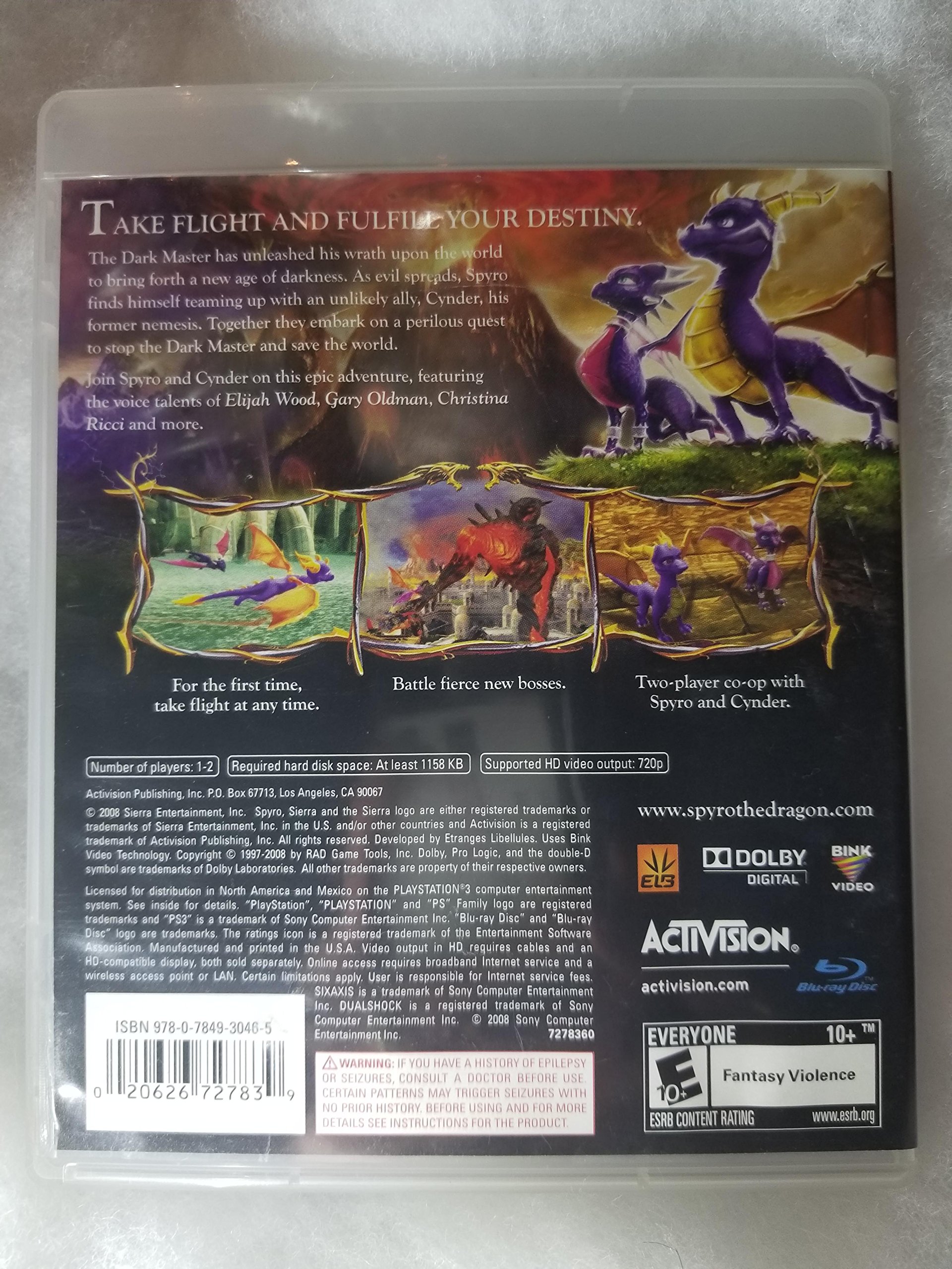 Legend of Spyro: Dawn of the Dragon - Playstation 3
