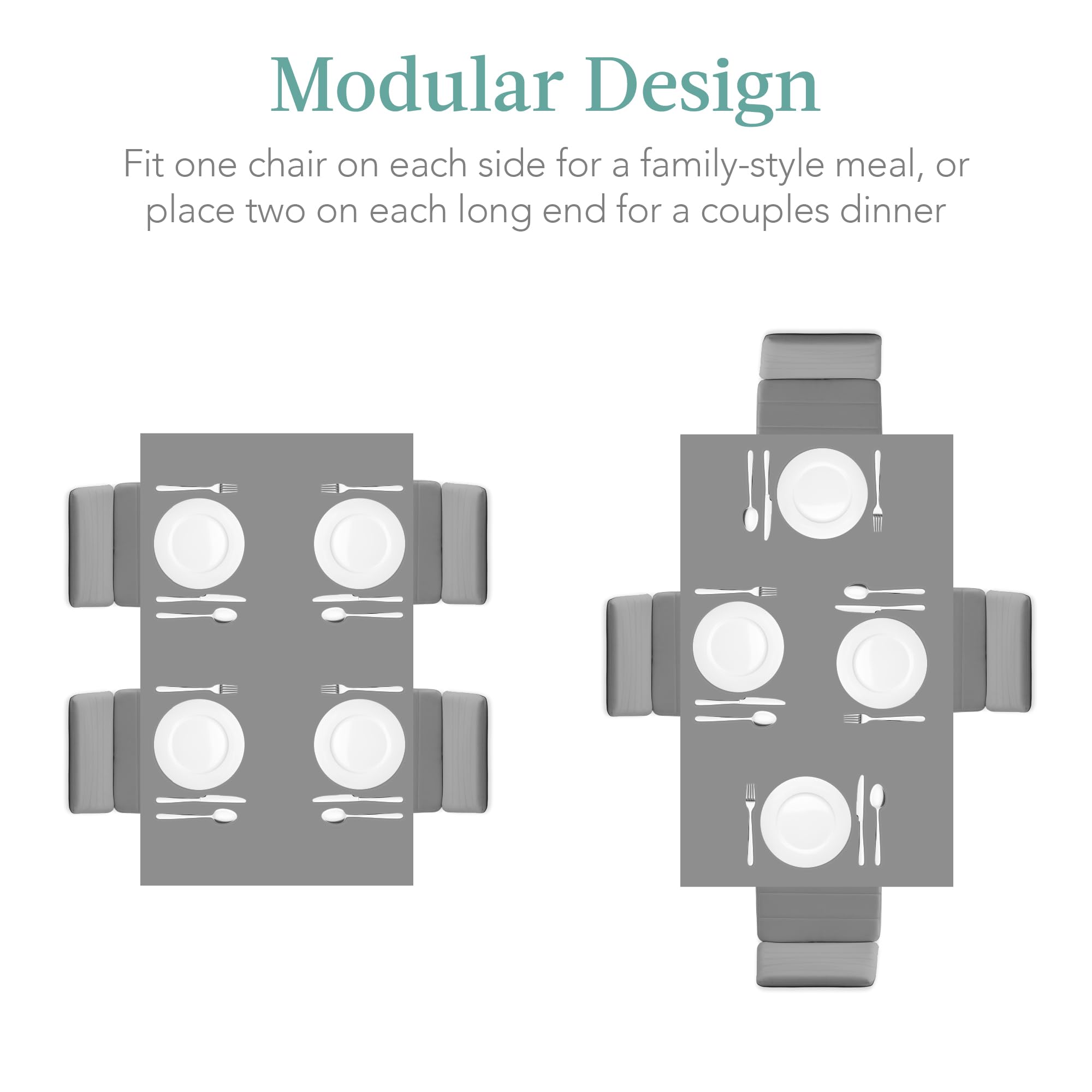 Best Choice Products 5-Piece Glass Dining Set, Modern Kitchen Table Furniture for Dining Room, Dinette, Compact Space-Saving w/Glass Tabletop, 4 Upholstered PU Chairs, Metal Steel Frame - Gray