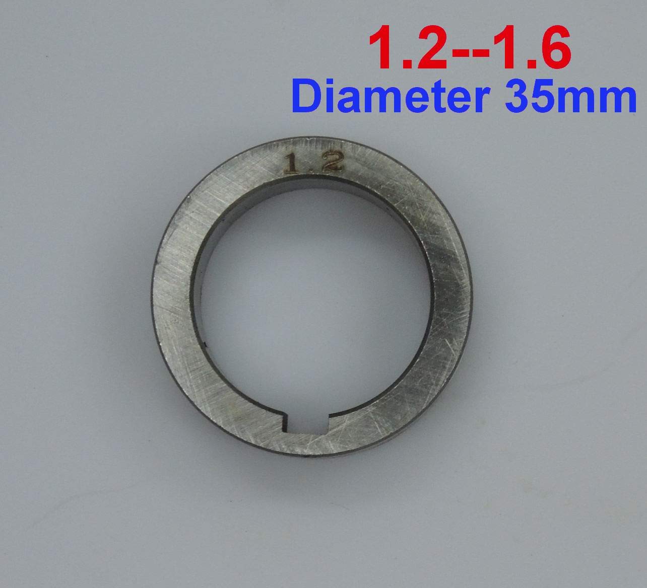 CHNsalescom European Style Mig Welder Wire Feed Drive Roller Roll Parts OD35mm ID25mm WI8mm (U-Groove .045"-1/16" )