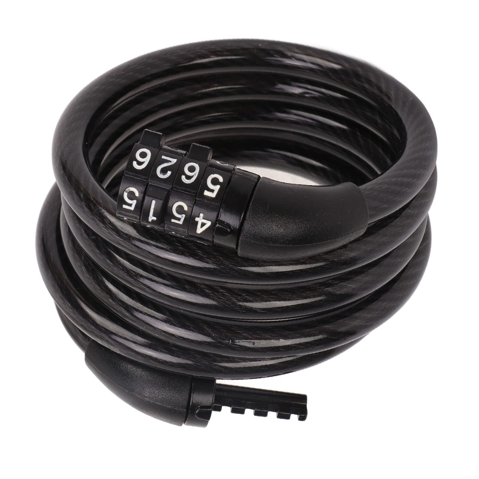 Chain Lock Combination, Manganese Steel Not Changeable Password Secure Drill Resistant Bike Cable Lock for Lawnmowers
