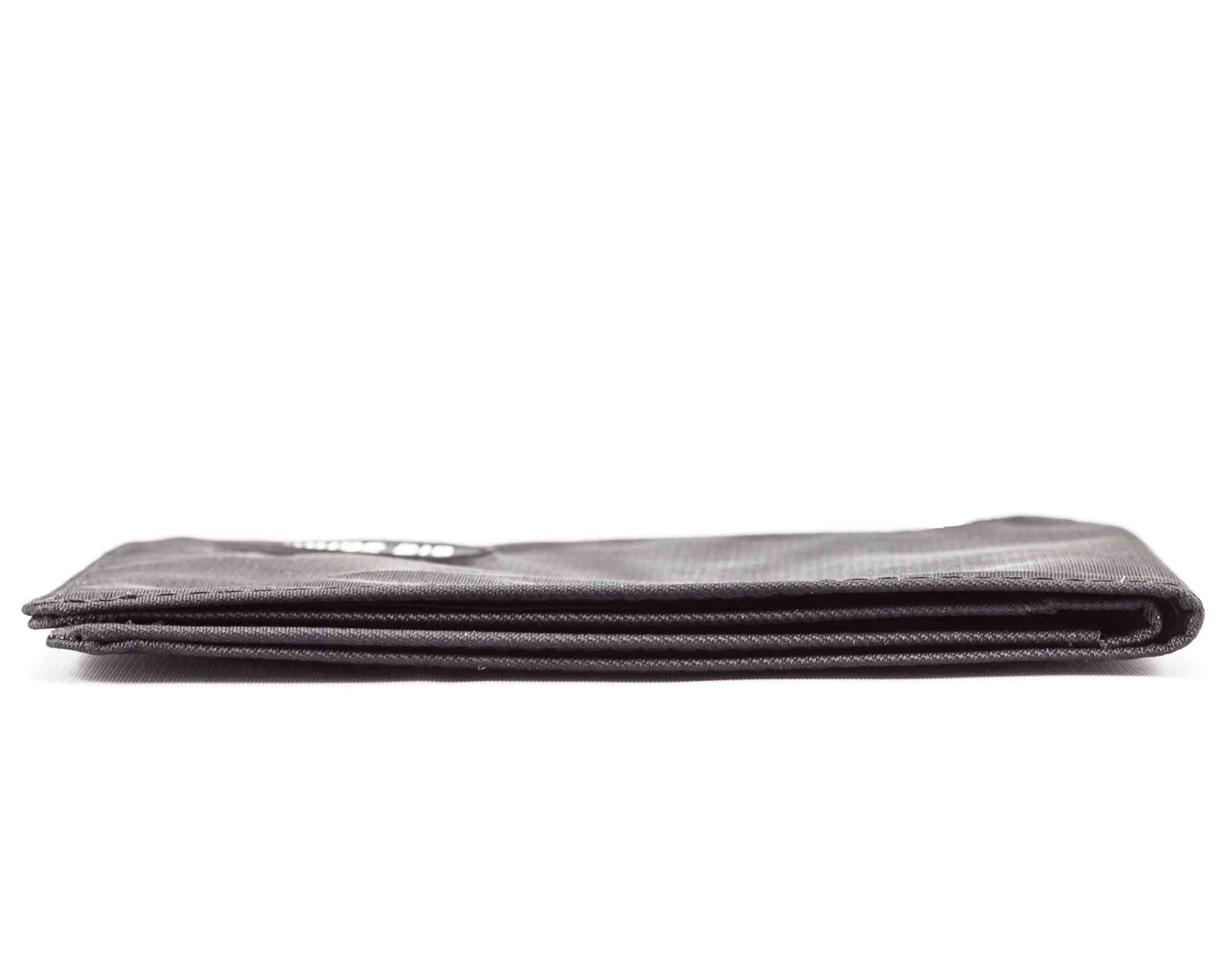 Big Skinny Men's Slimline Bi-Fold Slim Wallet, Holds Up to 25 Cards, Black