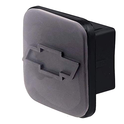 Black Trailer Hitch Tube Cover Plug Cap for Chev-y,Rubber Receiver Tube Hitch Plug,Trailer Hitch Cover.(for Chev-y)