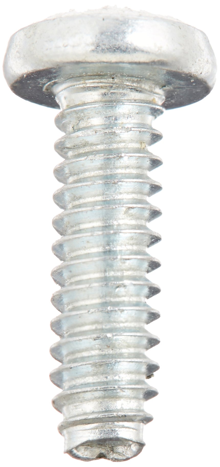 Small Parts 0406RPP Steel Thread Rolling Screw for Metal, Zinc Plated, Pan Head, Phillips Drive, #4-40 Thread Size, 3/8" Length (Pack of 100)