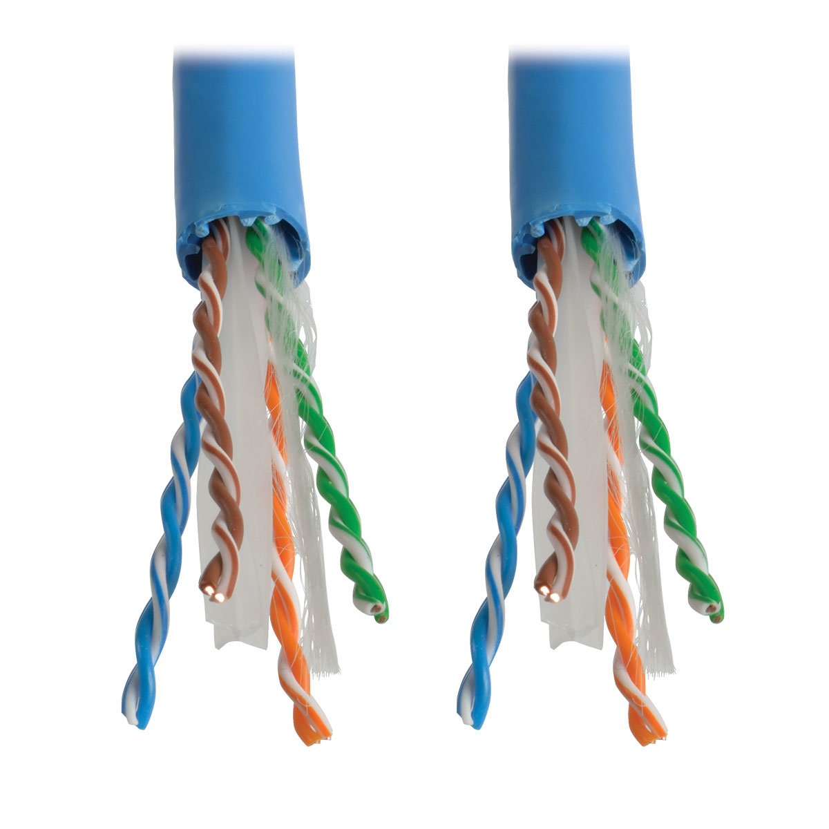 Tripp Lite Cat6 Gigabit Bulk Solid PVC Cable Blue, 1000-ft.(N222-01K-BL)