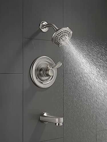 DELTA FAUCET T17430-SS Classic Tub & Shower, 5.00 x 7.50 x 5.00 inches, Stainless
