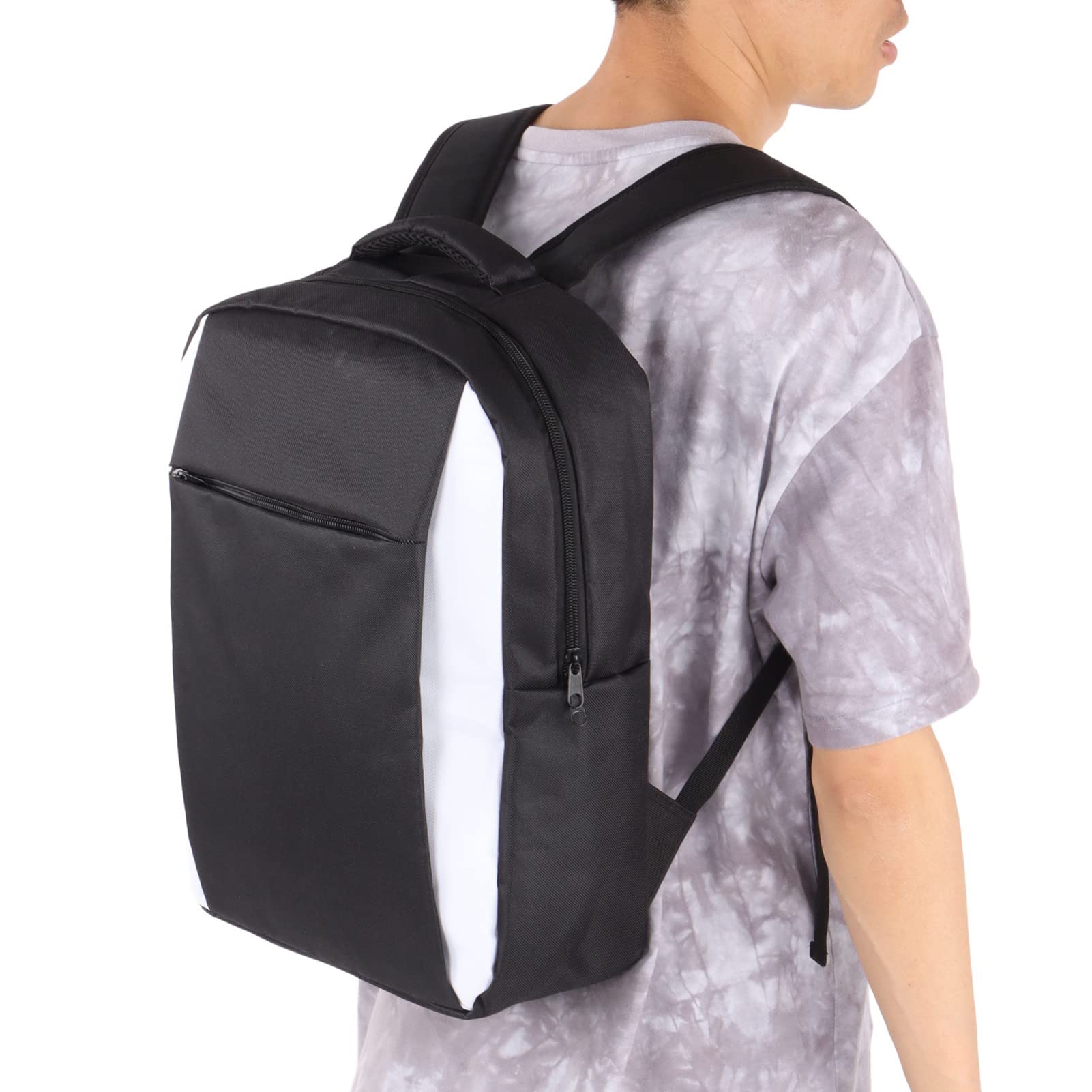 Kafuty-1 Carrying Case for PS5, Waterproof Shockproof Game Backpack Travel Carrying Case Storage Bag for Playstation 5, Storage for Controller & Accessories