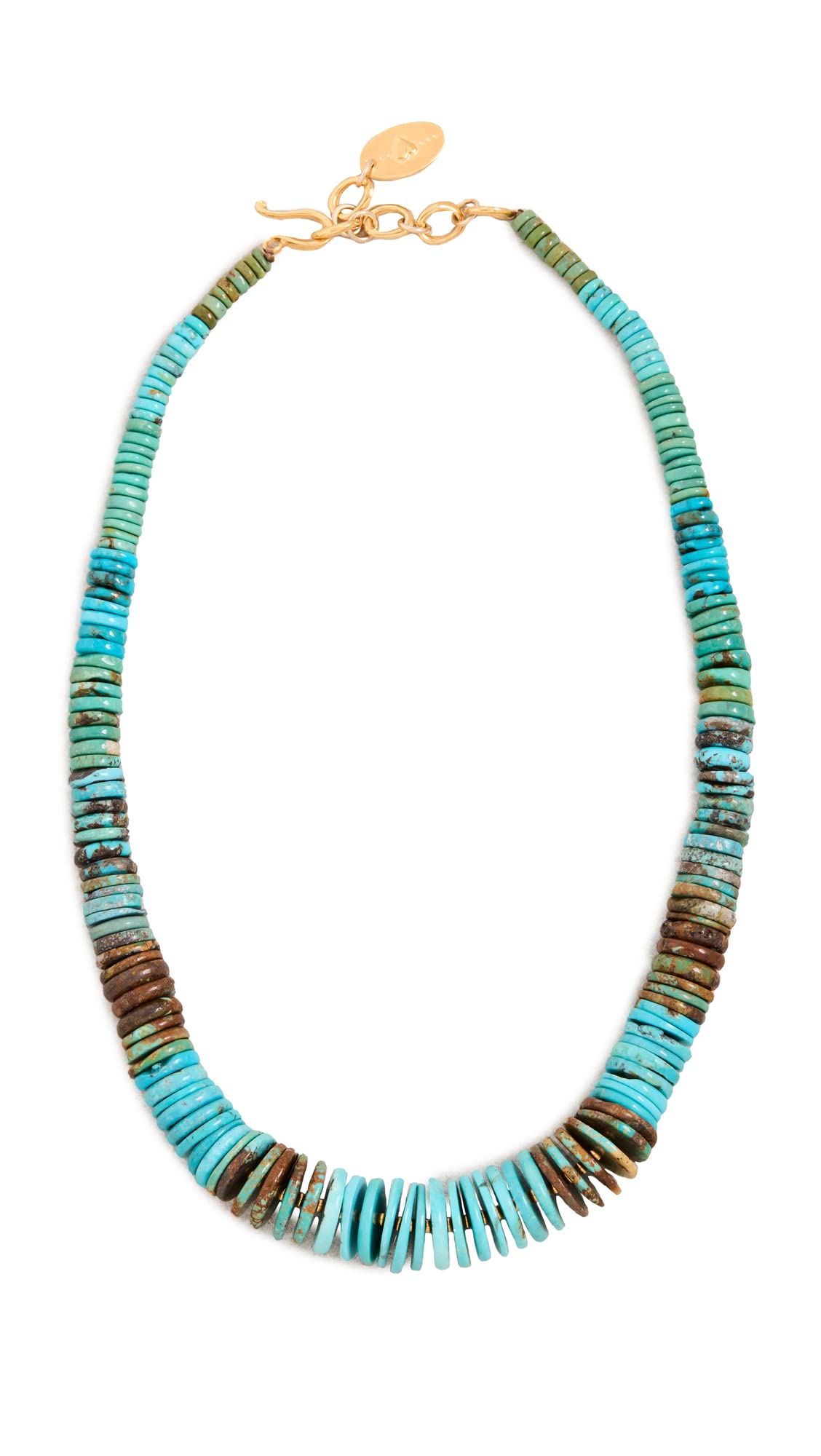 Chan Luu Women's Statement Turquoise Chip Necklace, Turquoise, Blue, One Size