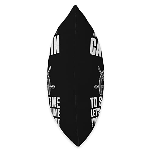 Boat Captain Gift First Mate Accessories & Stuff Cool Captain Art for Men Women First Mate Ship Boating Throw Pillow, 16x16, Multicolor