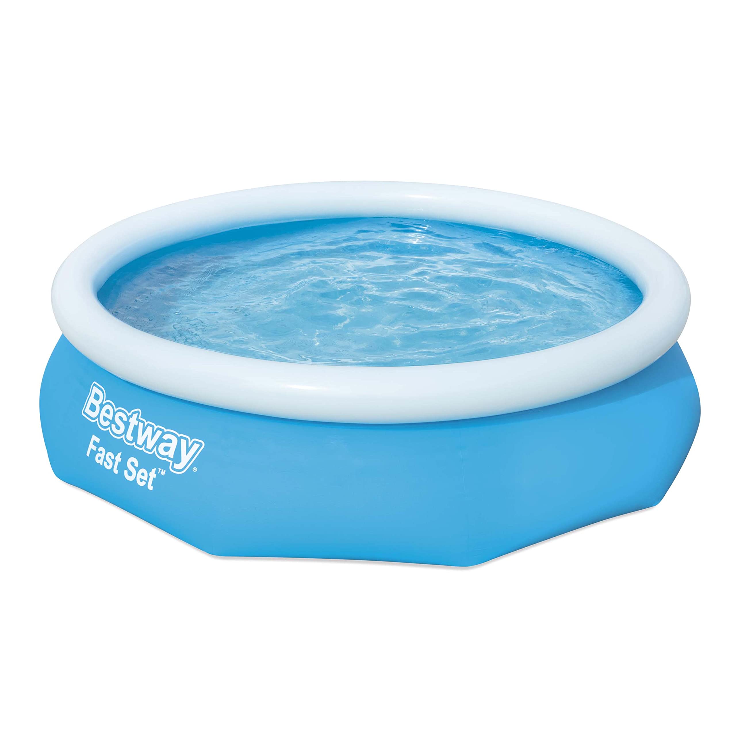 Bestway 10ft Fast Set Pool | Above Ground Swimming Pool for Kids and Adults, Outdoor Inflatable Pool, 3,800L