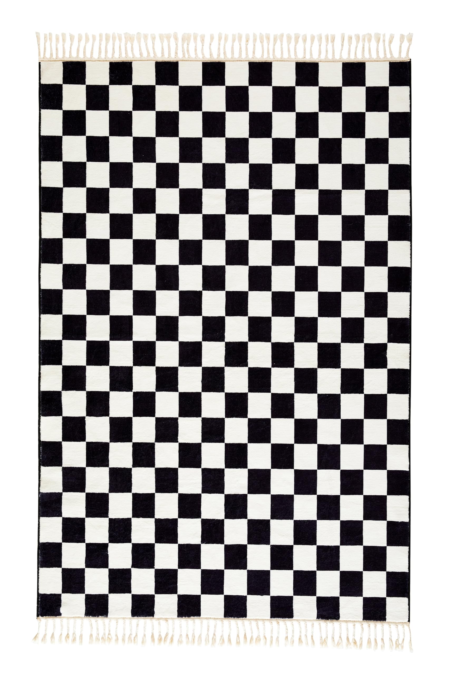 Colorful Geometric Rug 4x6 Retro Funky Washable Area Rugs for Living Room Bedroom Kitchen Entryway Dorm Aesthetic, Thin Retro Modern Abstract Cube Accent Floor Carpet