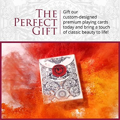 Medieval Playing Cards - Professional Poker Cards in Period-Authentic Middle Ages Designs - Black Edition - Great for Magic, Cardistry, Gameplay - Deck of Cards for Kids & Adults Free Card Game E-book