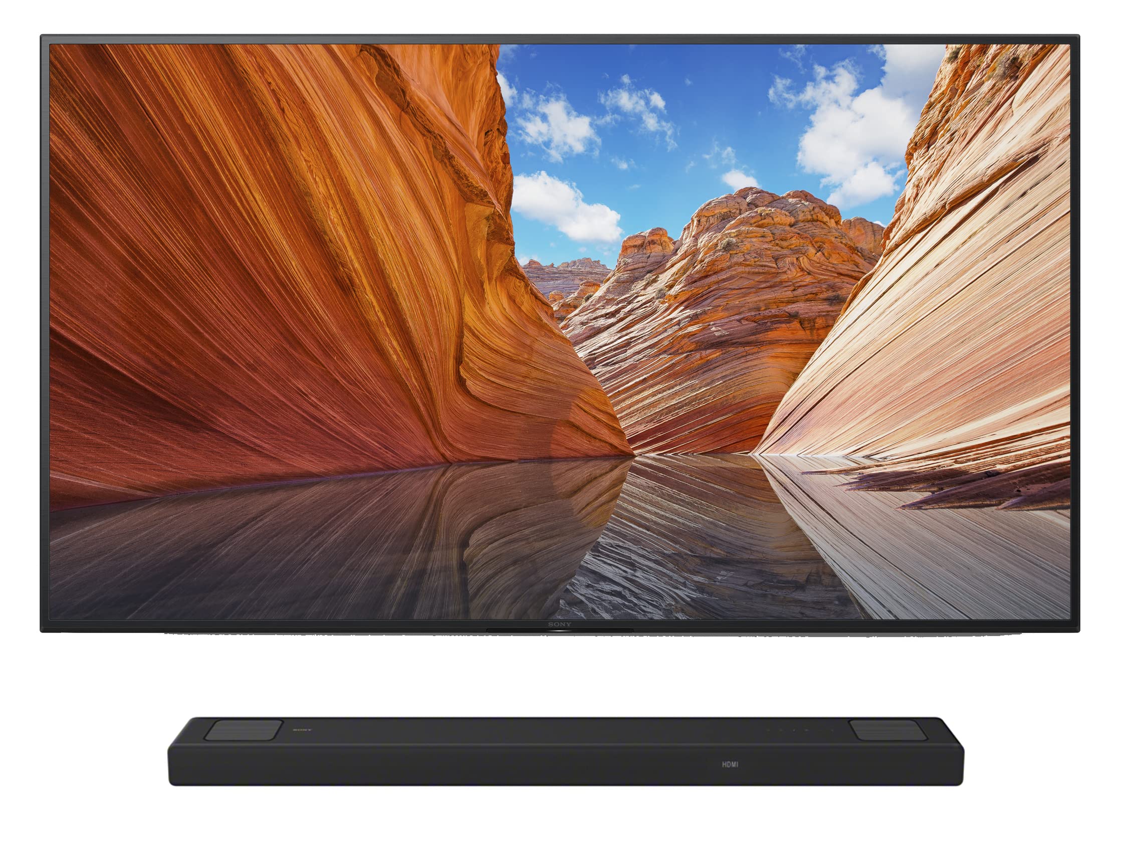 Sony KD55X80J 55" 4K High Dynamic Range Smart TV with a HT-A5000 (2021)(USED)