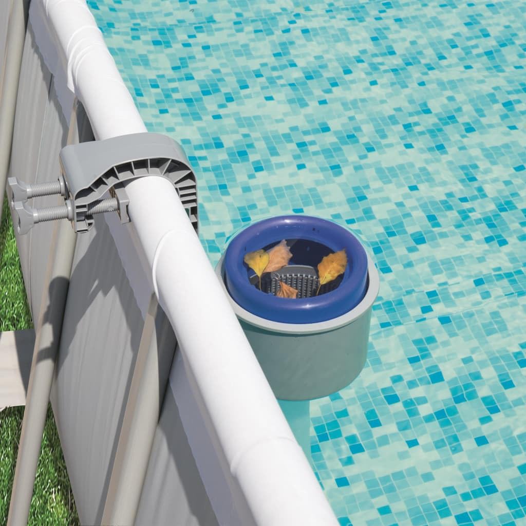Bestway 58233E 800 GPH Above Ground Swimming Pool Surface Skimmer Debris Cleaner with Quick Set Up & Adjustable Mounting Bracket for Customized Height