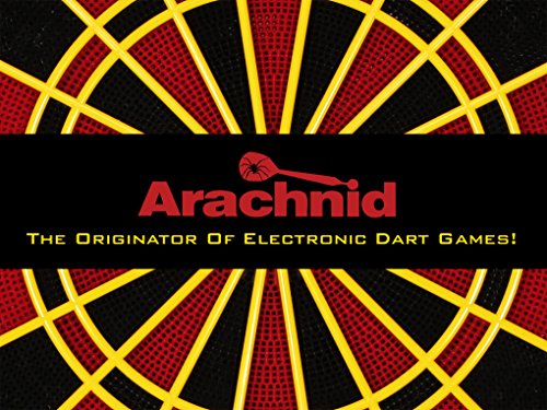 Arachnid Cricket Pro 800 Standing Electronic Dartboard with Cherry Finish, Regulation 15.5” Target Area, 8-Player Score Display and 39 Games Brown